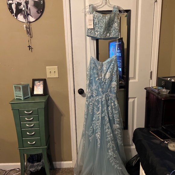 Morrell Maxie | Dresses | Morrell Maxie Two Piece Dress Ice Blue | Poshmark